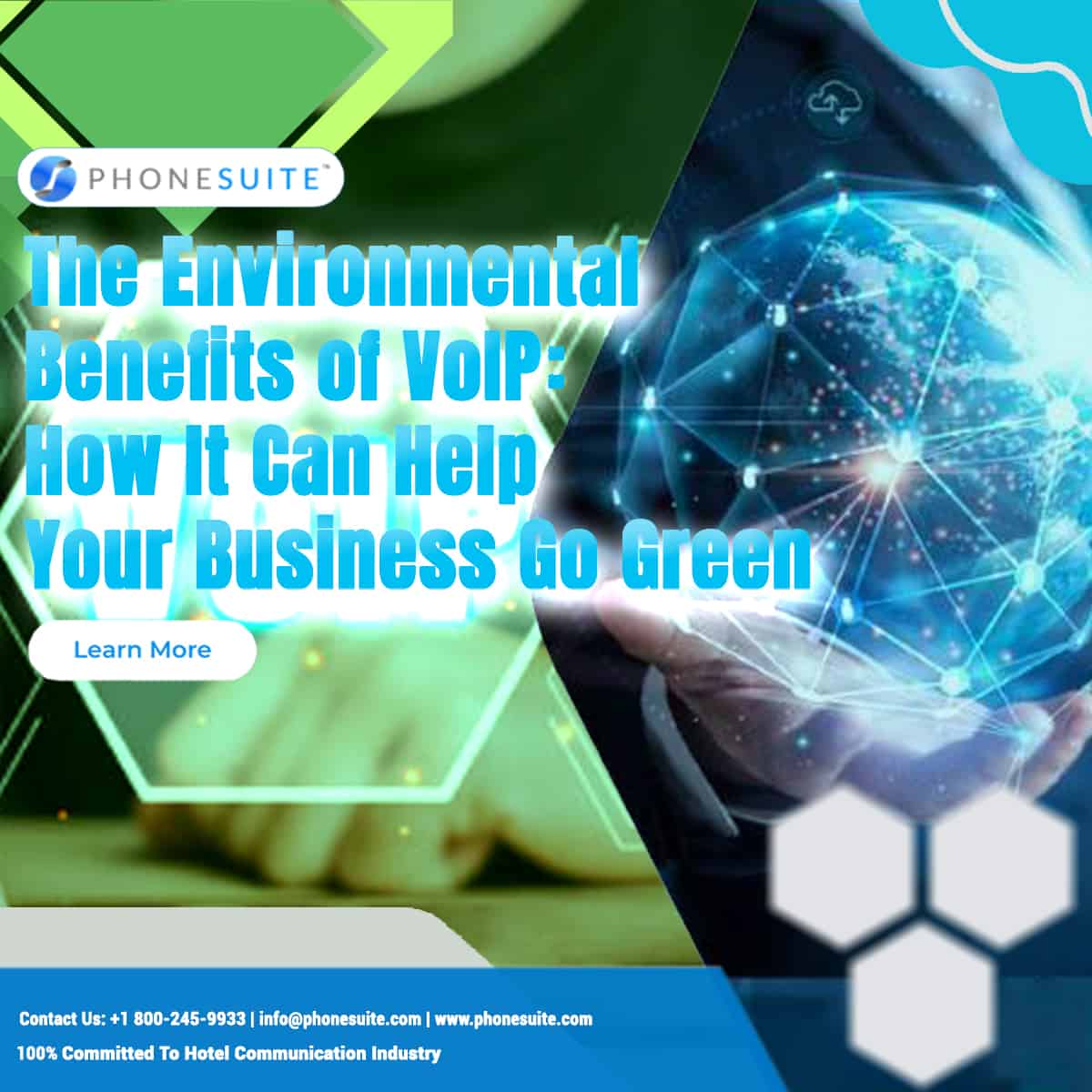 The Environmental Benefits of VoIP Help Your Business Go Green