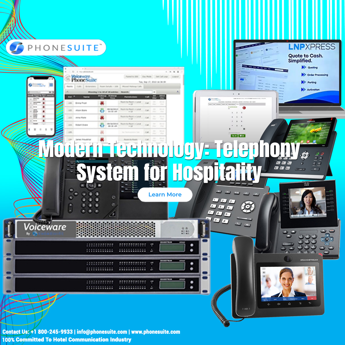 Modern Technology: Telephony System for Hospitality - Phonesuite