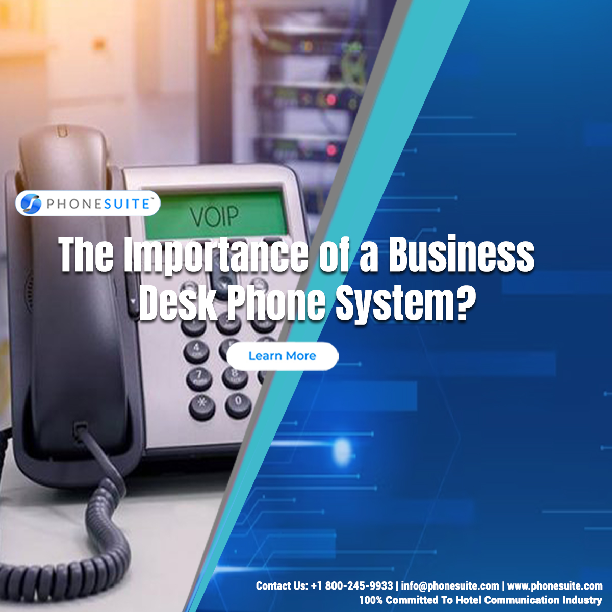 The Importance of a Business Desk Phone System? - Phonesuite